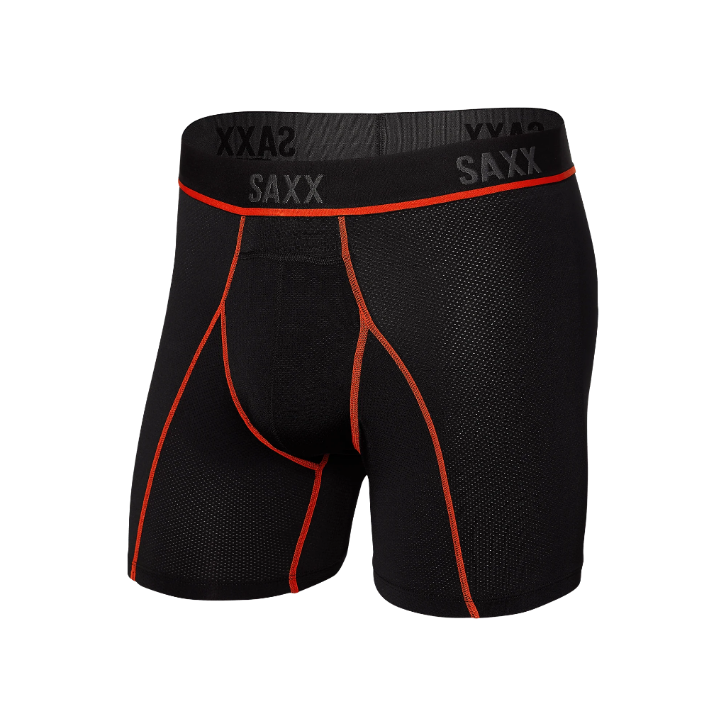 Saxx Men's Kinetic Light-Compression Mesh High Performance Boxer Brief ...